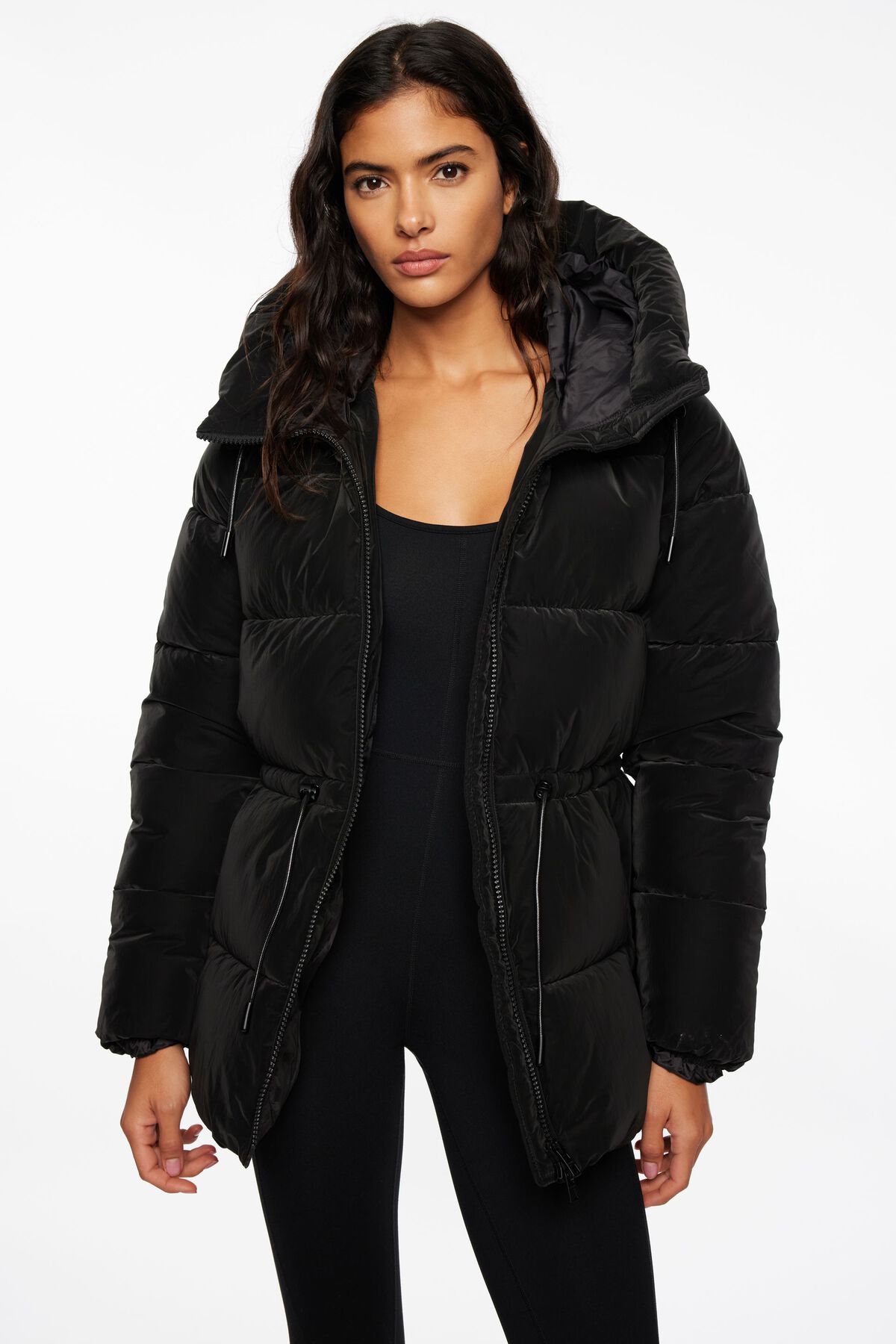 Lustre Puff ™ Cinched Waist Puffer Jacket | Garage