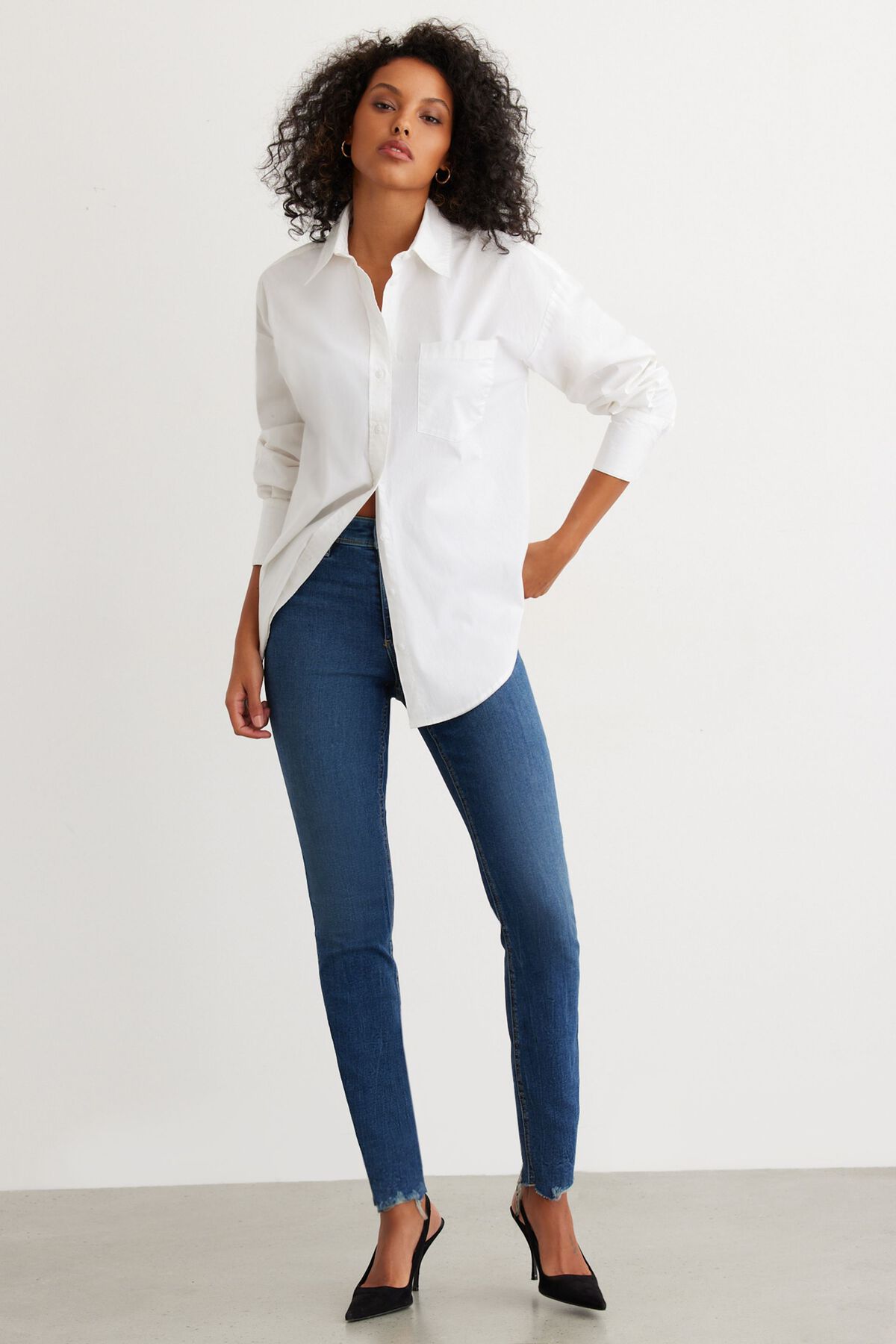 Kate High Waist Skinny Jeans | Garage
