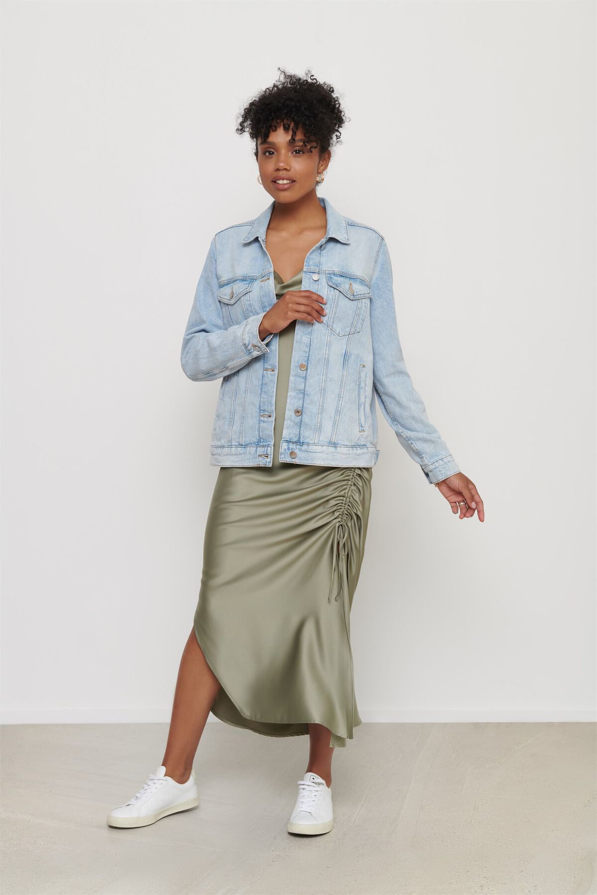 Garage Oversized Denim Jacket - 10005745607H