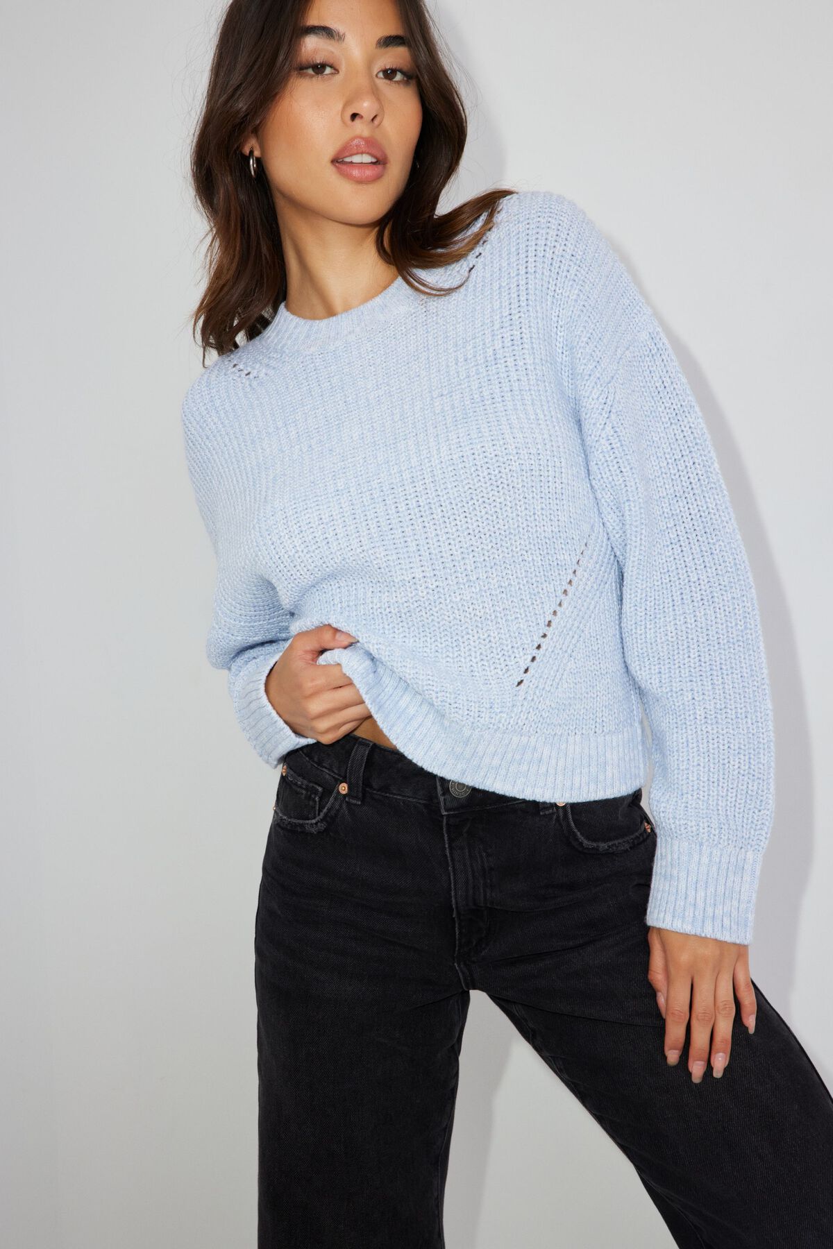 Charlotte Super Soft Sweater Blue | Garage