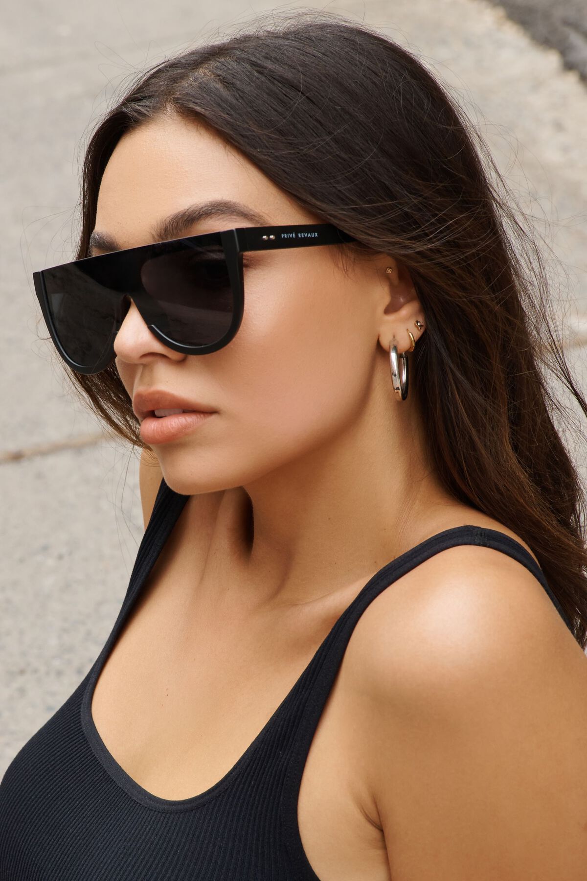 PRIVÉ REVAUX The Coco Sunglasses Black | Garage