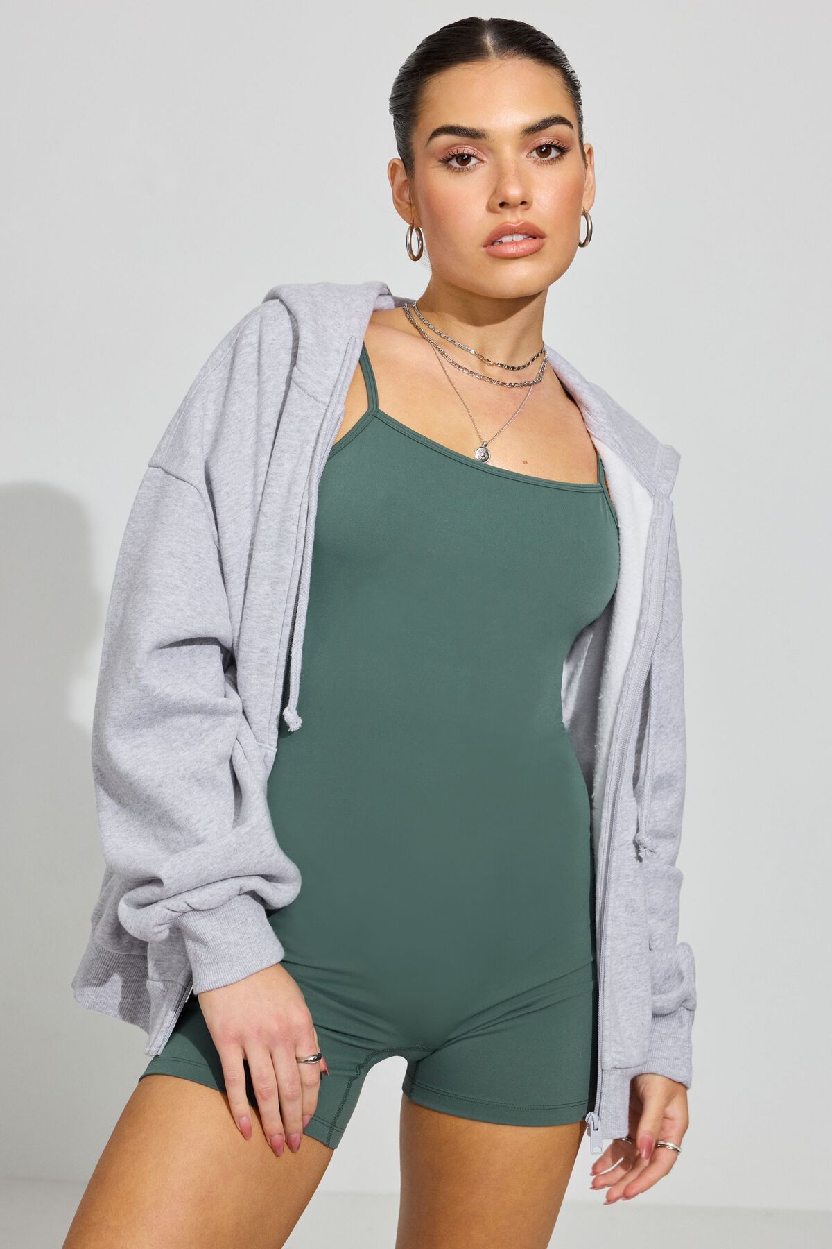 UltraFleece Full Zip Hoodie GREYS | Garage