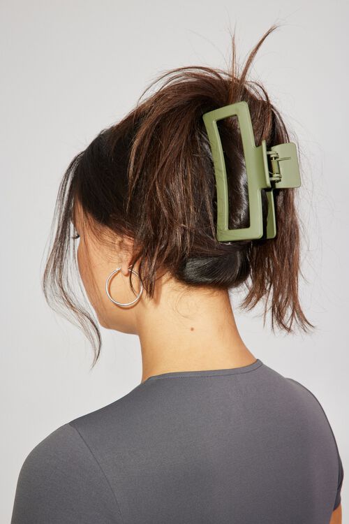 matte rectangle claw clip