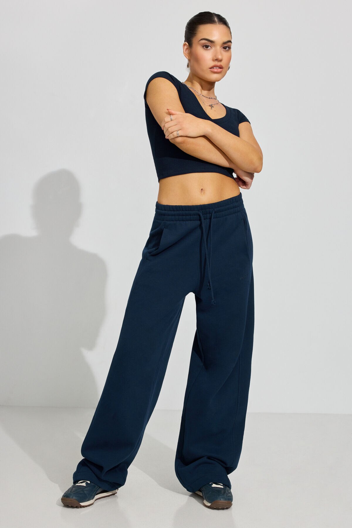 UltraFleece Barrel Leg Sweatpants Blue | Garage