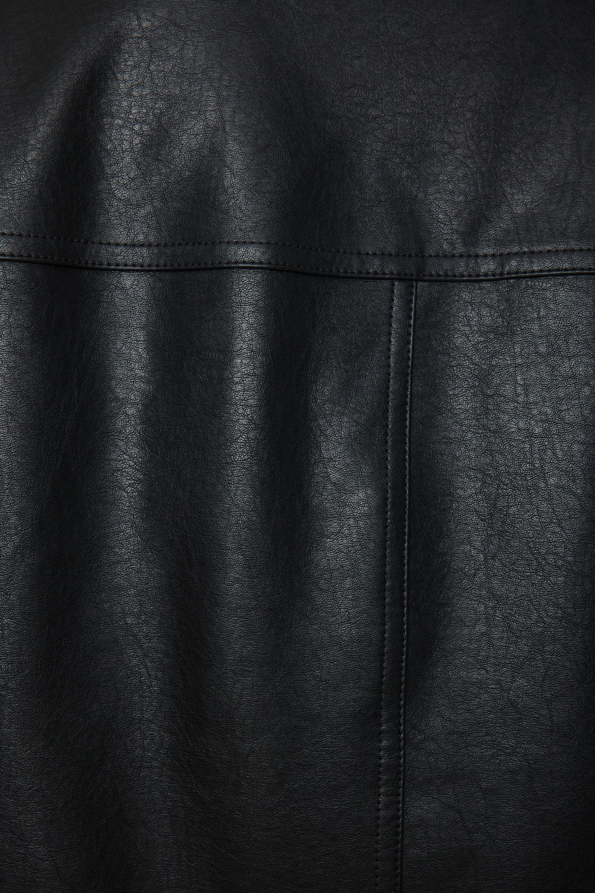 Black Leather Jacket Texture