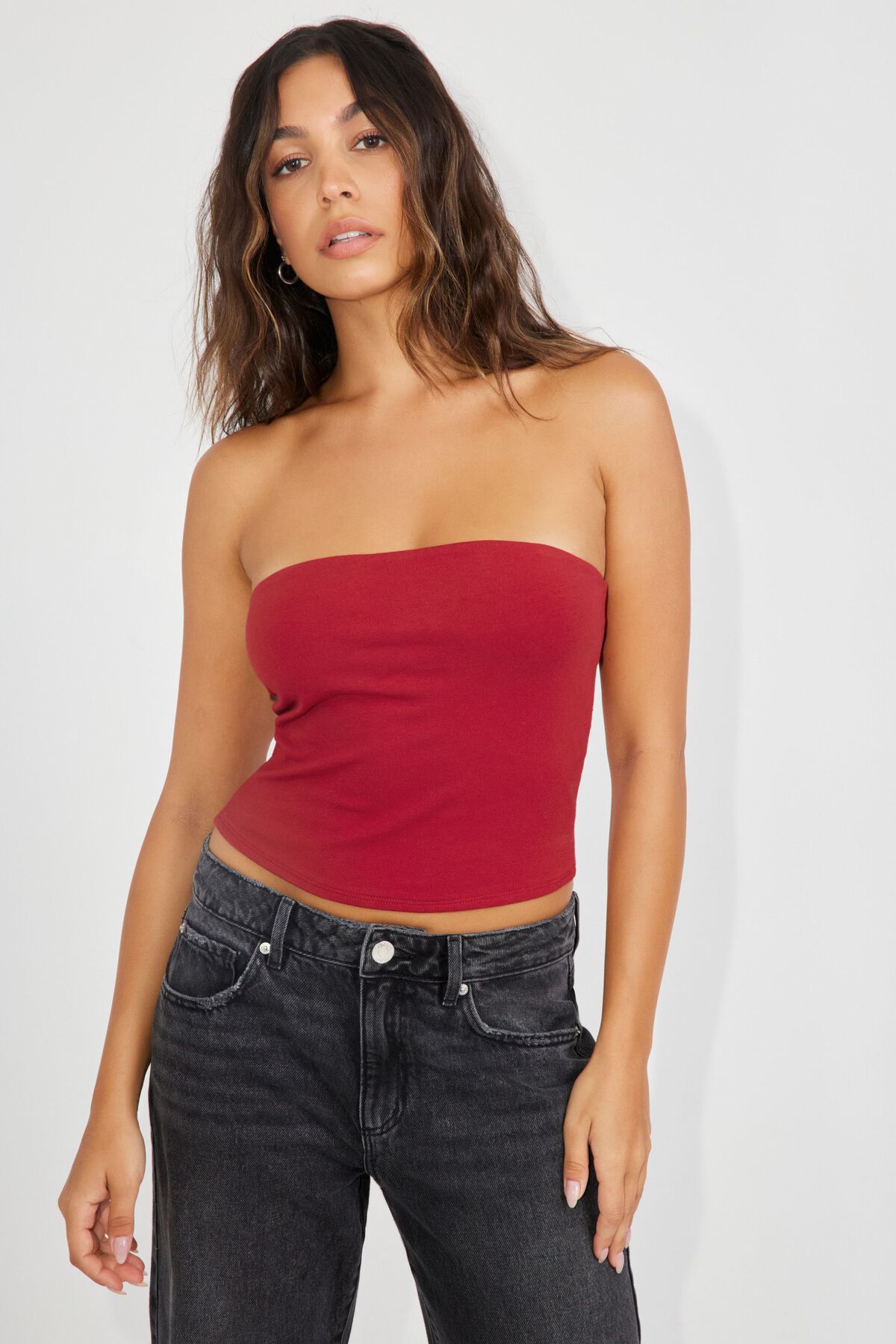 Tasia Tube Top Red | Garage