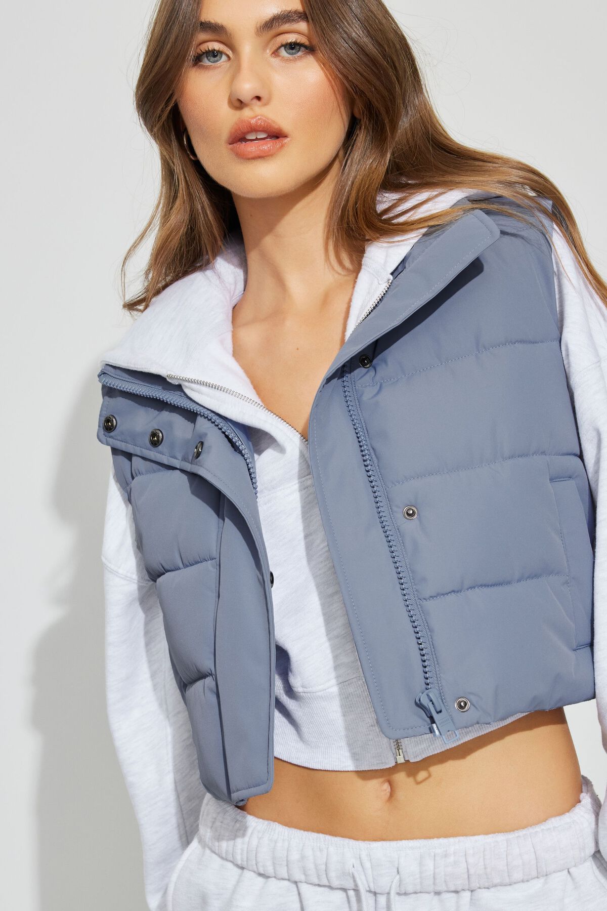 Tech Puffer Vest Blue | Garage