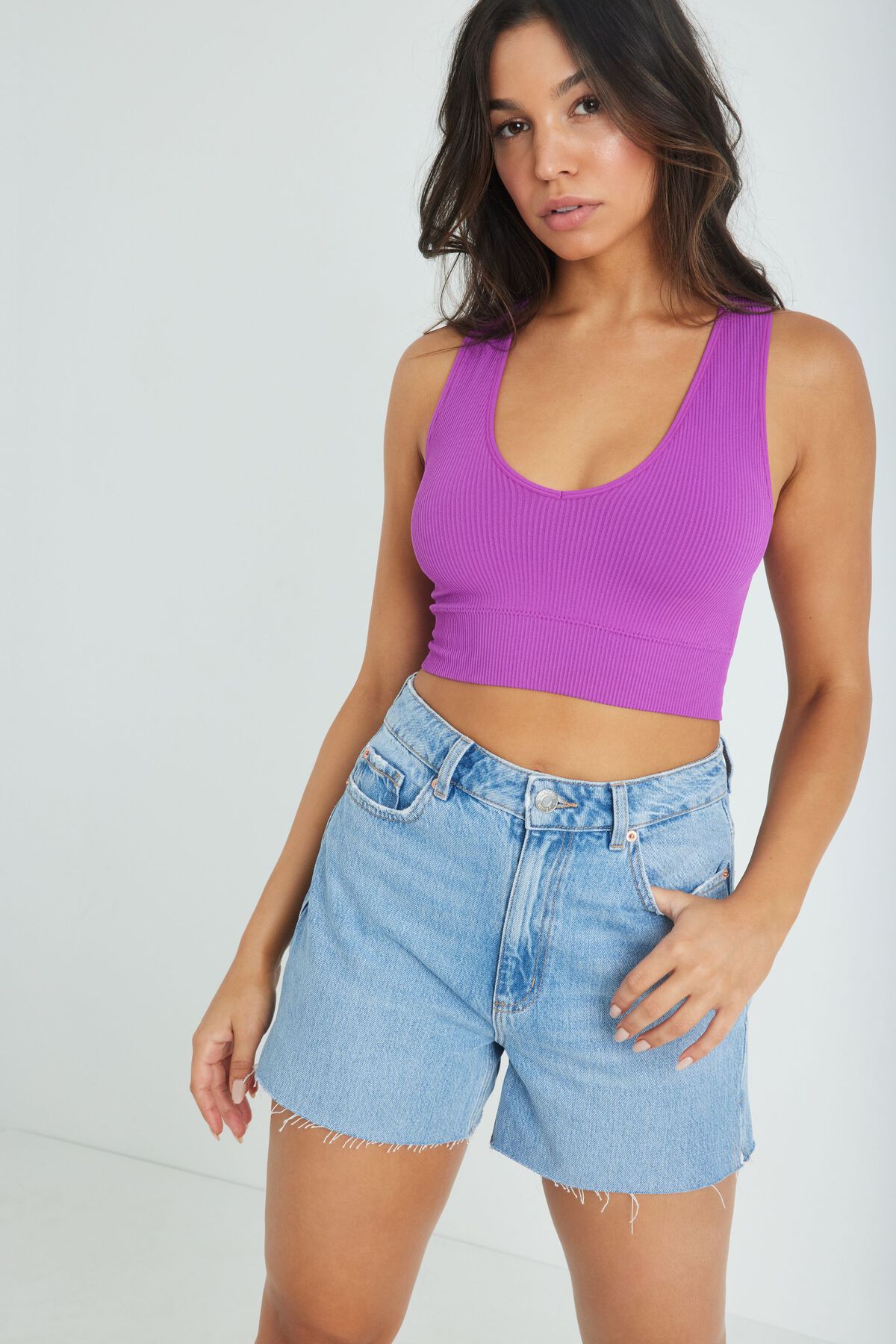 Vintage Cut-Off Short - Kelly Blue Blue | Garage