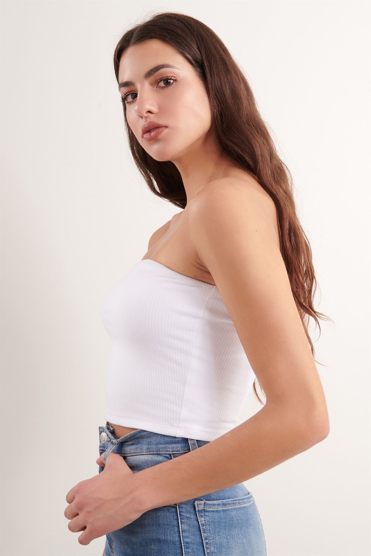 Garage The Essential Ribbed Tube Top - 10005042204N