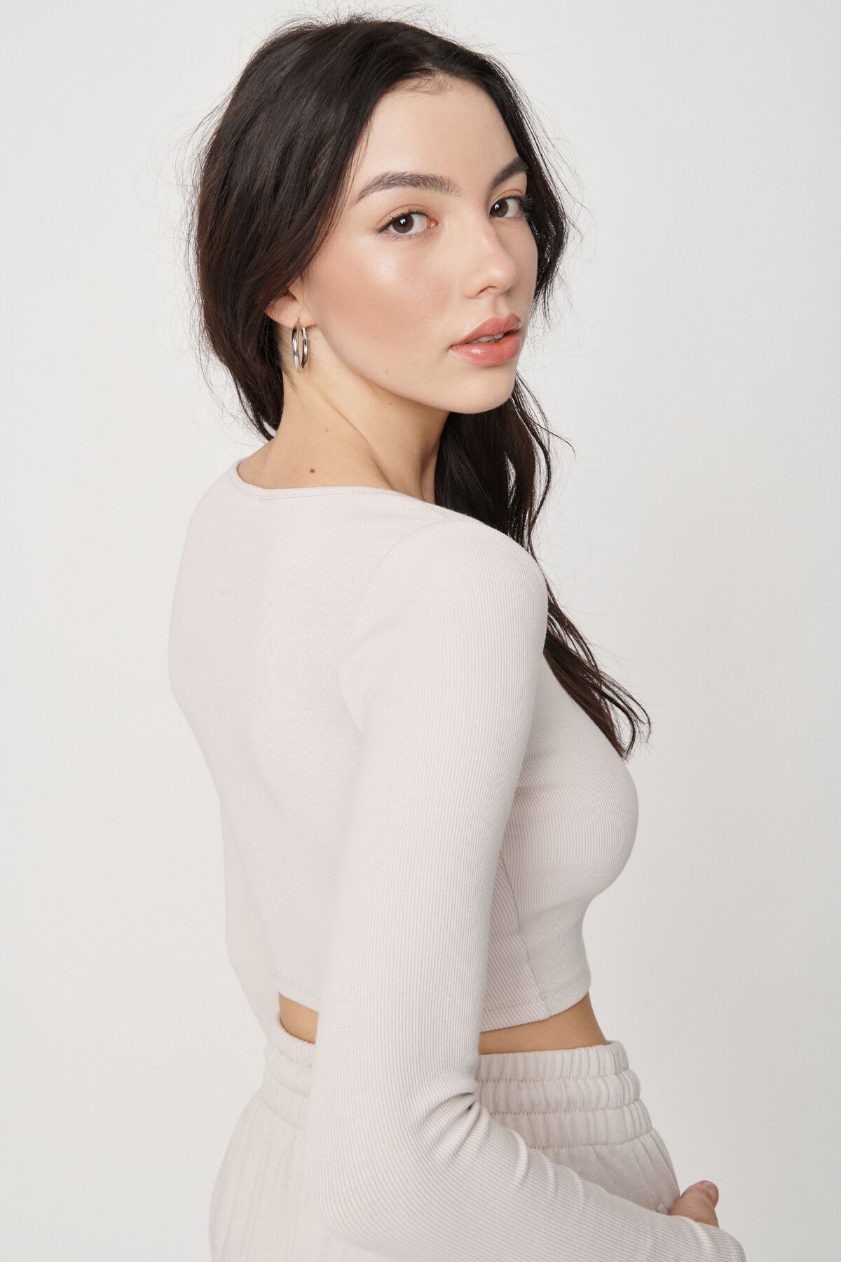 Garage Long Sleeve Notch Micro Tee - 1000650993T8