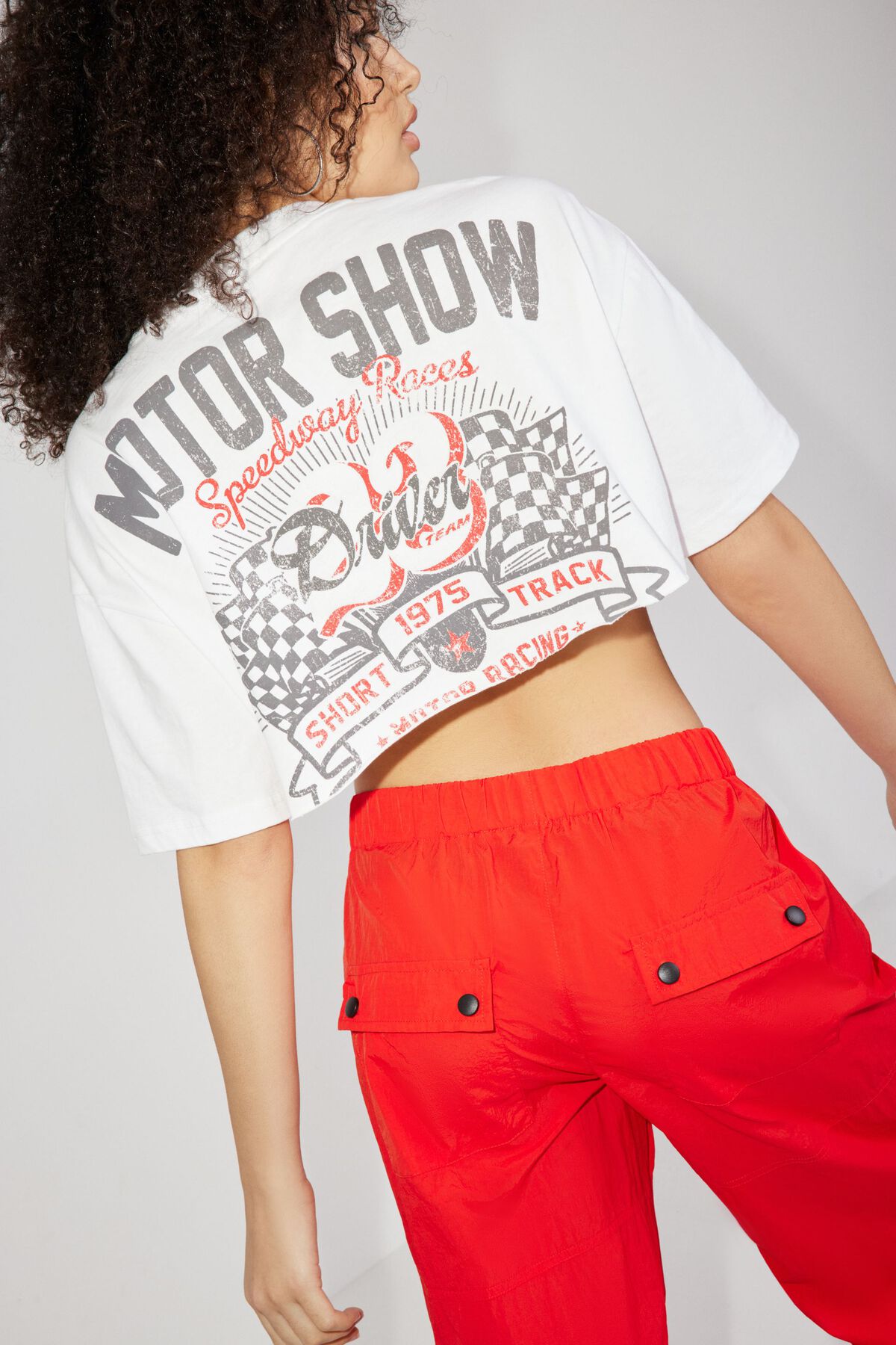 Chopped Graphic Tee White | Garage