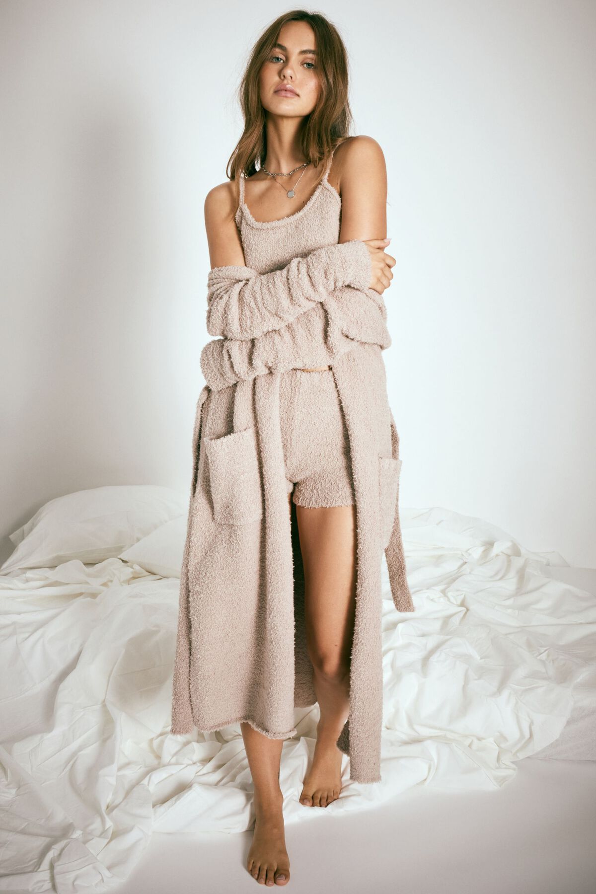 Plush Robe Beige | Garage