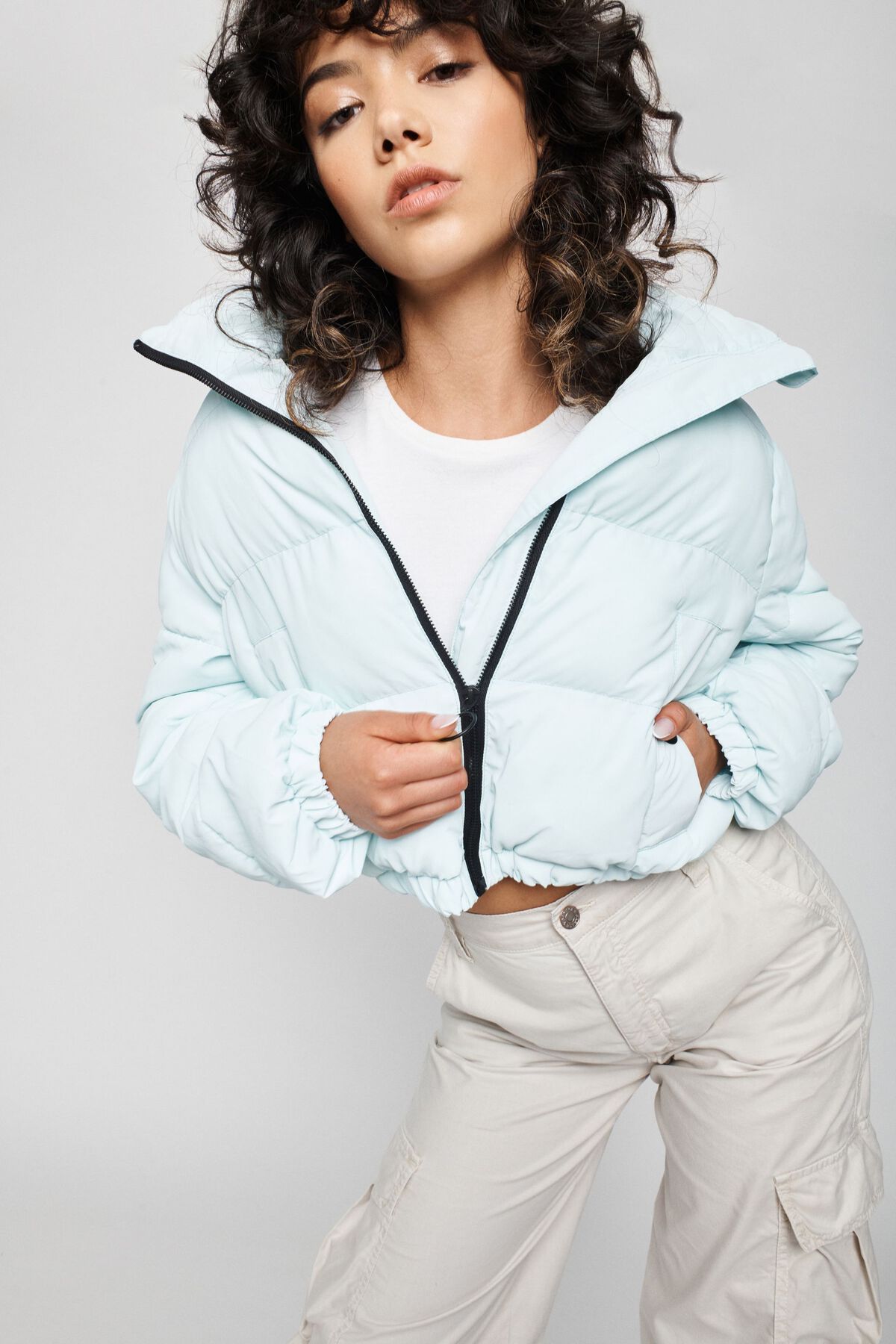 Aspen Reflective Puffer Jacket Blue | Garage