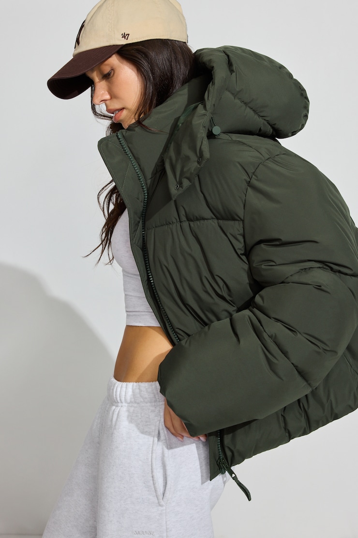Chill Puffer Jacket Green | Garage